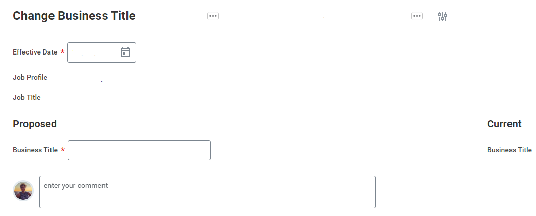 (For Managers) Request a Business Title Change for a Direct or Indirect ...