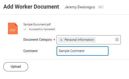 Workday User Guide: Upload/View My Worker Documents – Denver School of ...