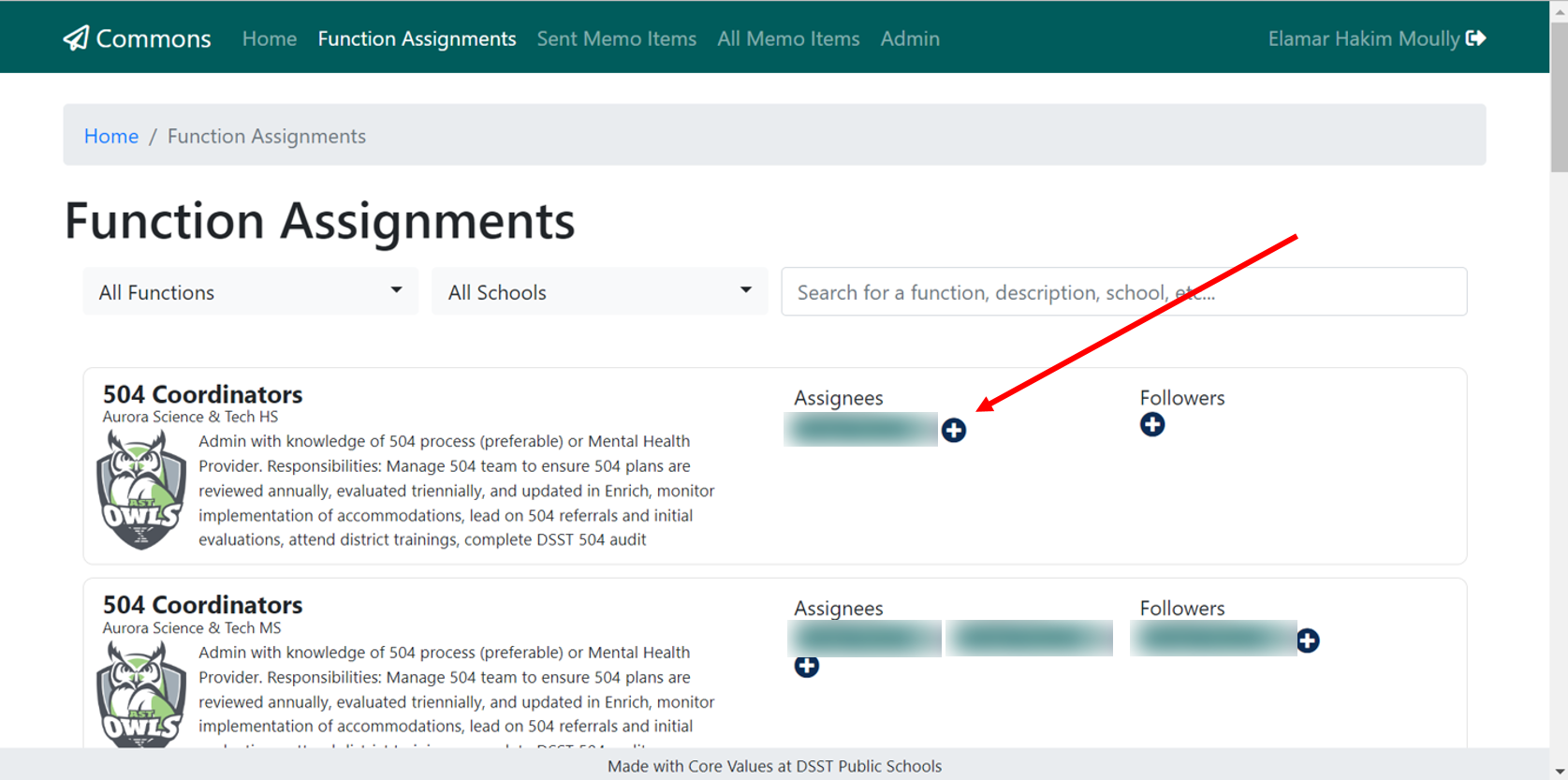 School Directors - Updating Functions in the Commons – Denver School of ...