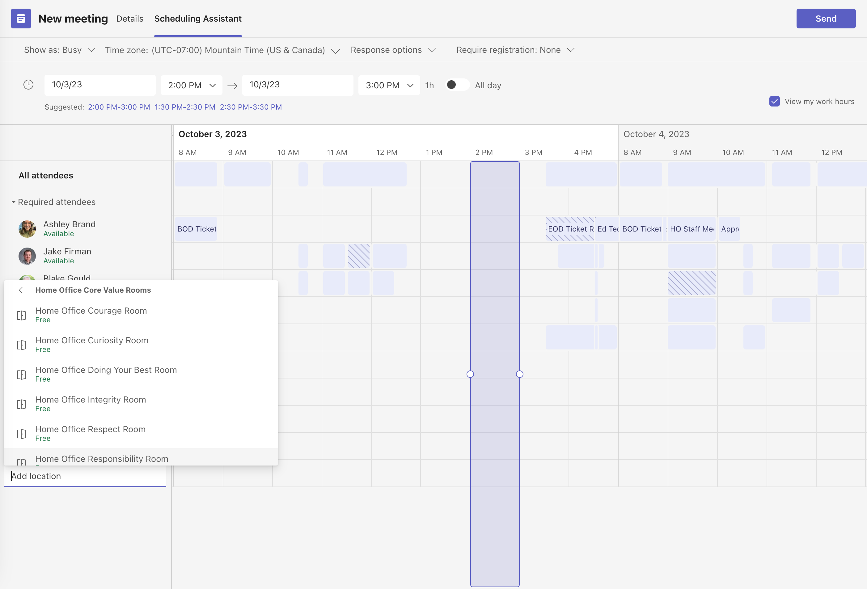 How to use the Scheduling Assistant for Outlook and Microsoft Teams ...