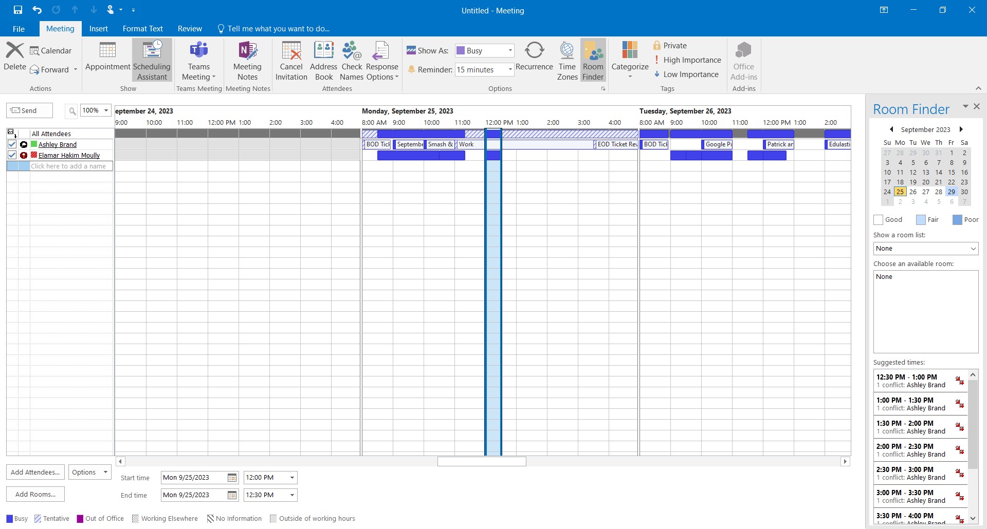 How to use the Scheduling Assistant for Outlook and Microsoft Teams – Denver School of Science ...