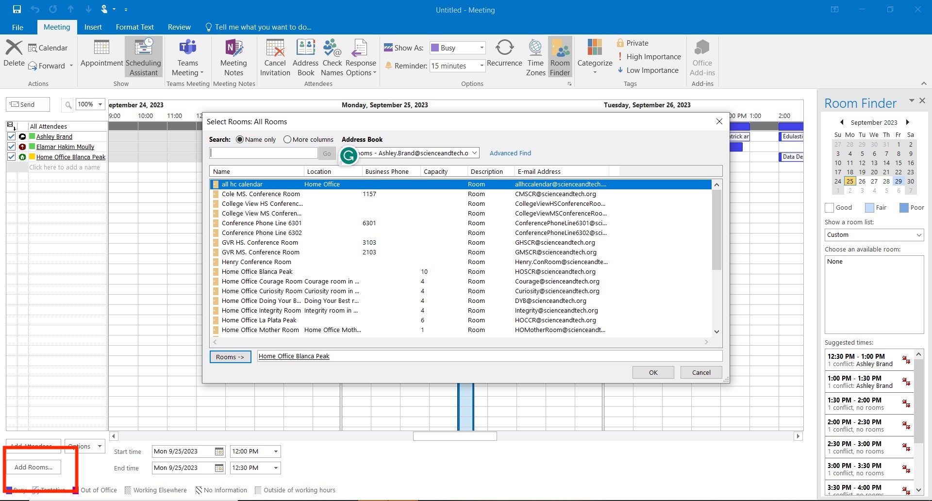 How to use the Scheduling Assistant for Outlook and Microsoft Teams ...
