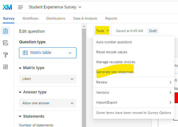 Qualtrics - Best Practices when testing your survey – Denver School of ...