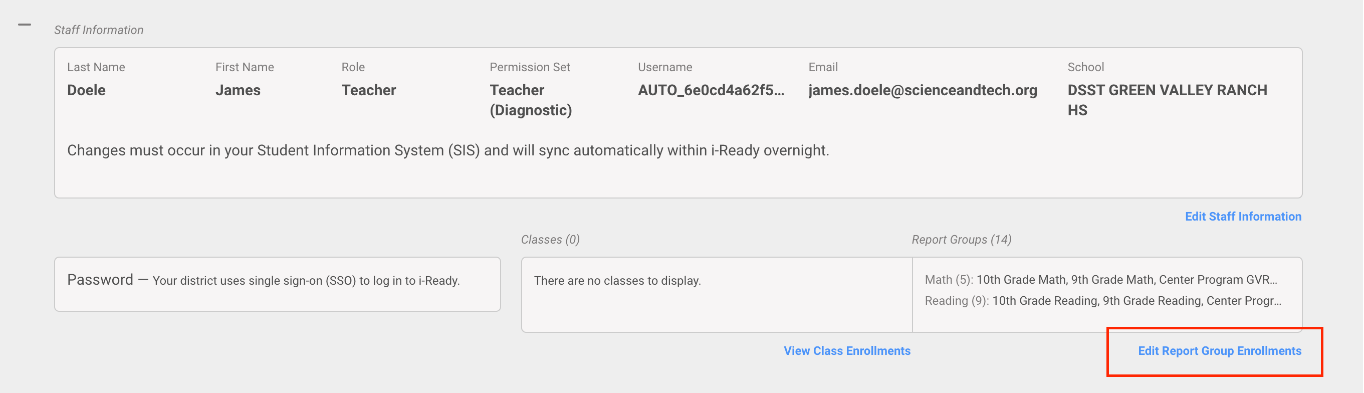 Changing Report Groups for Staff in iReady – Denver School of Science ...