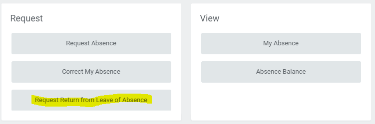 Request Return from Leave – Denver School of Science & Technology