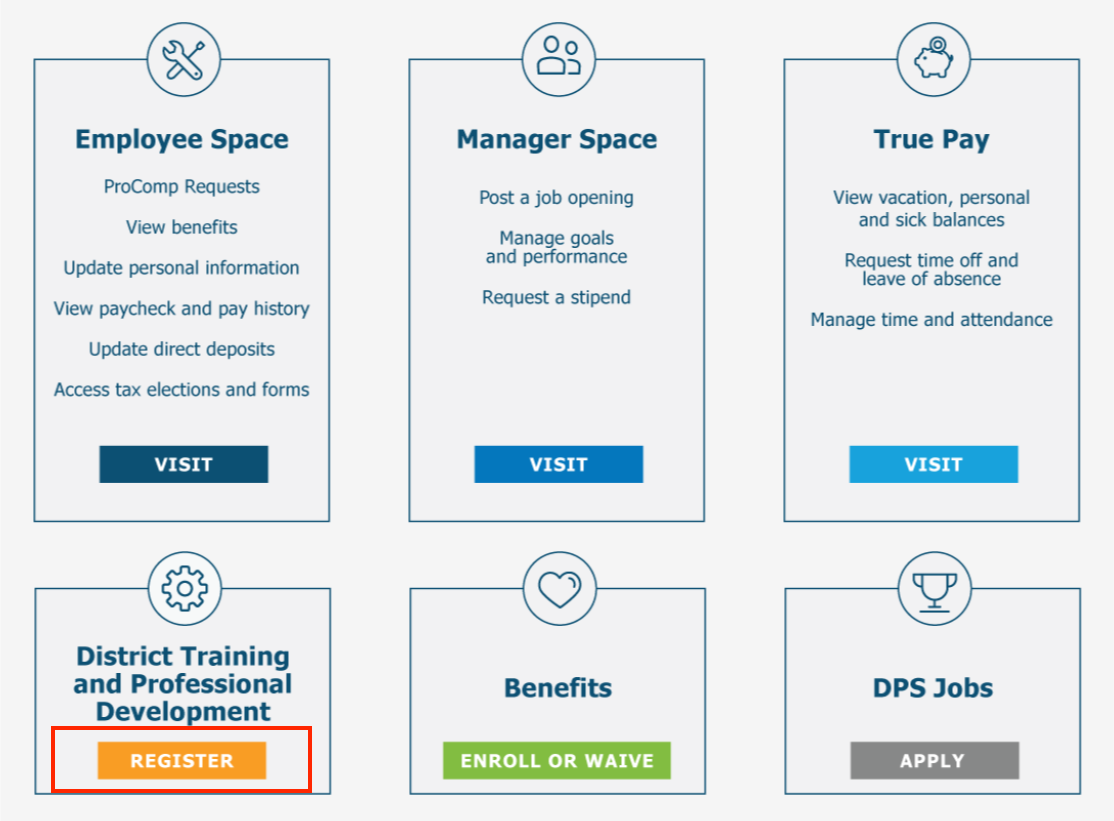 How to Register for Trainings through the Learning Space – Denver ...