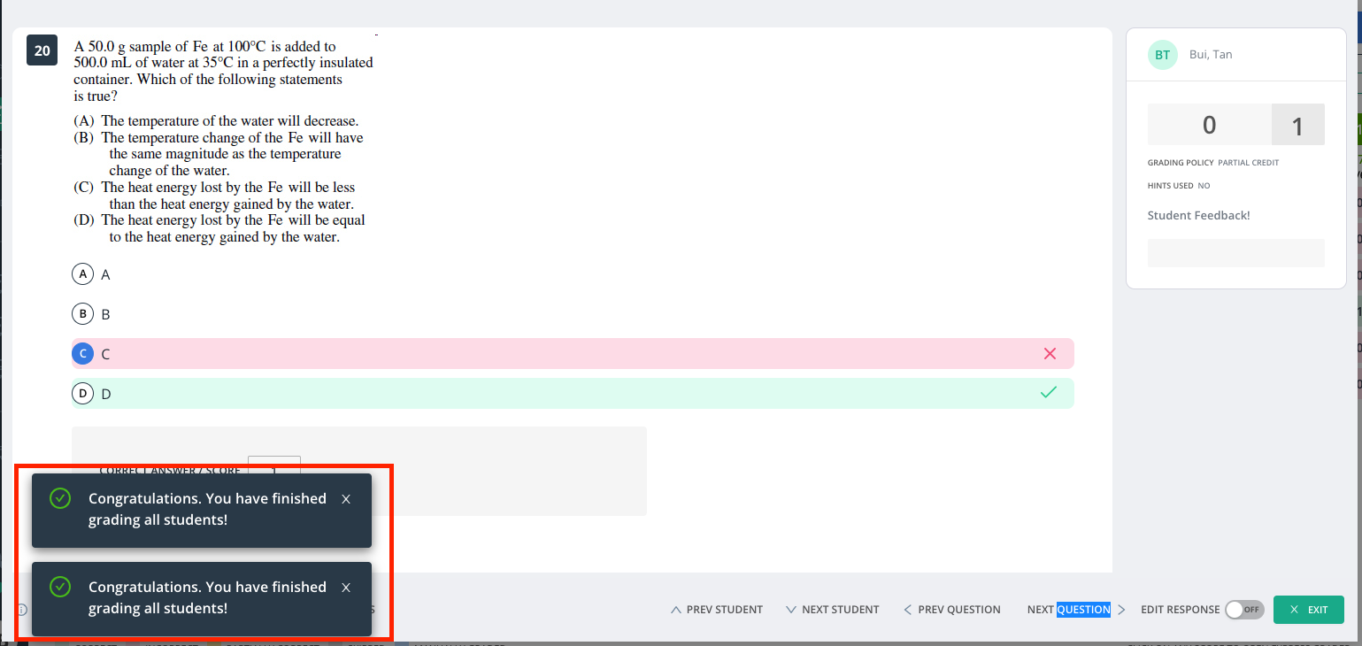 Grading Assessments in Pear Assessment – Denver School of Science & Technology